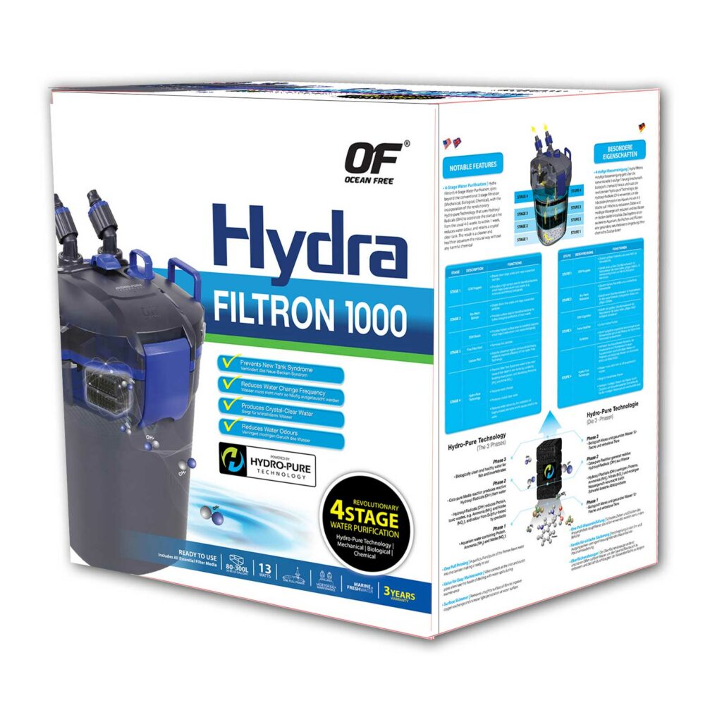 Ocean Free Hydra 50 Submersible Filter - Aqua Zones
