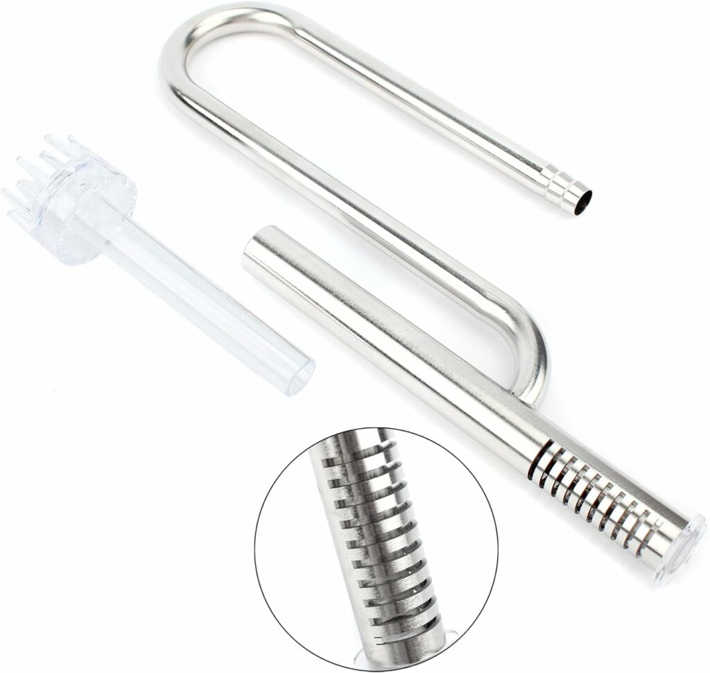 ZRDR Stainless Steel Lily Pipe with Surface Skimmer 13mm - Aqua Zones