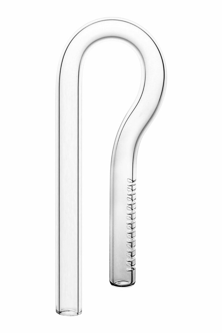 Greenosis Glass Inlet Lilly Pipe 13mm - Aqua Zones