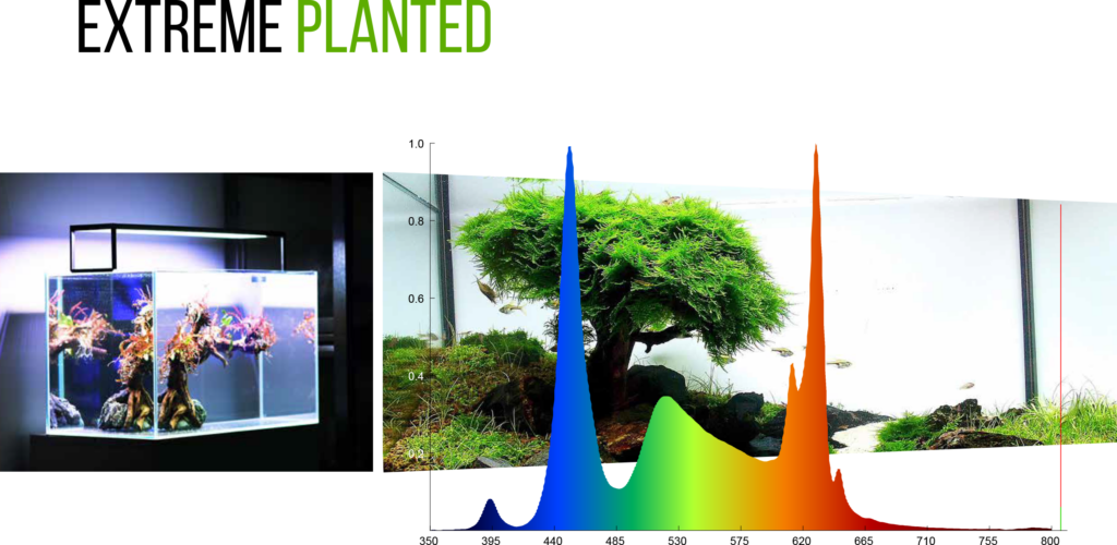 NemoLight Extreme Series II E600 Planted LED Light - Aqua Zones